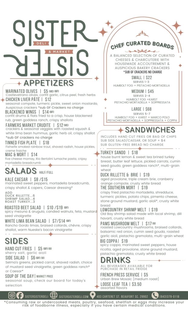 Our Menu